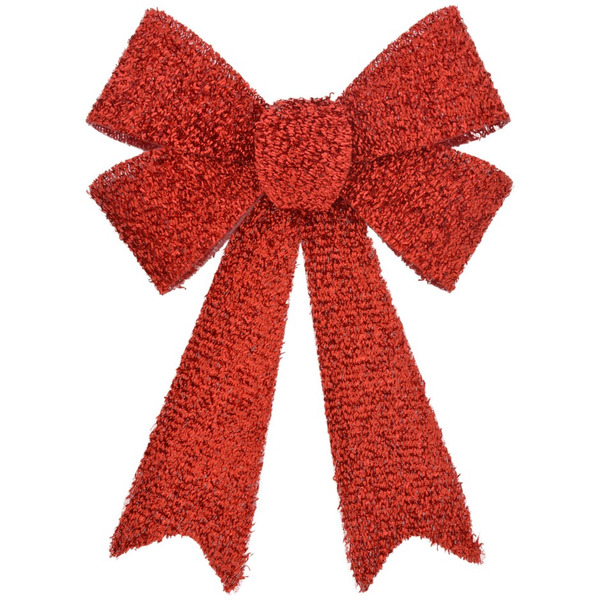 Dollar Tree Stores Christmas House Large Glittery Plastic Bows Same-Day ...