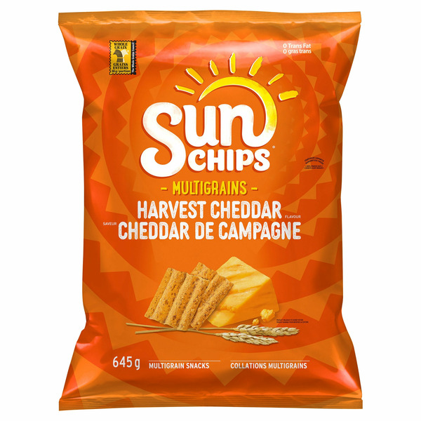 Sun Chips Harvest Cheddar Multigrain Snacks Same-Day Delivery | Costco