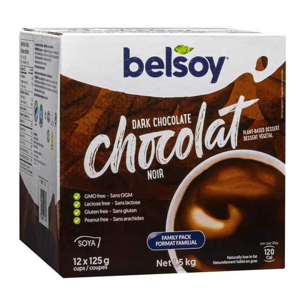 Belsoy Dark Chocolate Fondant Chocolat Noir Dessert Same-Day Delivery ...