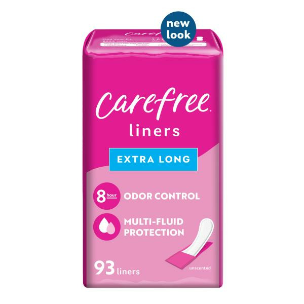 Publix Carefree Acti-Fresh Extra Long Pantiliners To Go, Unscented Same ...