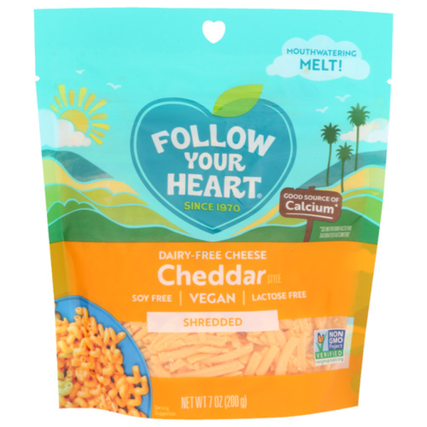 Sprouts Farmers Market Follow Your Heart Shredded Cheddar Style Dairy ...