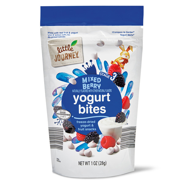 Little Journey Mixed Berry Yogurt Bites Baby Snack Food Same-Day ...