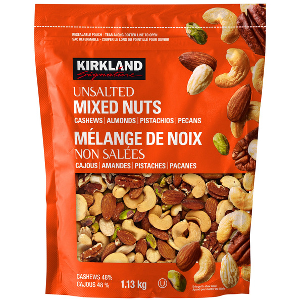 Kirkland Signature Unsalted Mixed Nuts Same-Day Delivery | Costco