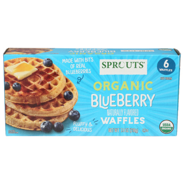 Sprouts Farmers Market Sprouts Waffles-Organic-Blueberry Same-Day ...