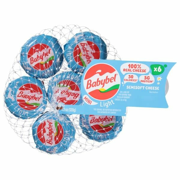 Babybel Semisoft Cheese, Light, Mini Same-Day Delivery or Pickup | Publix