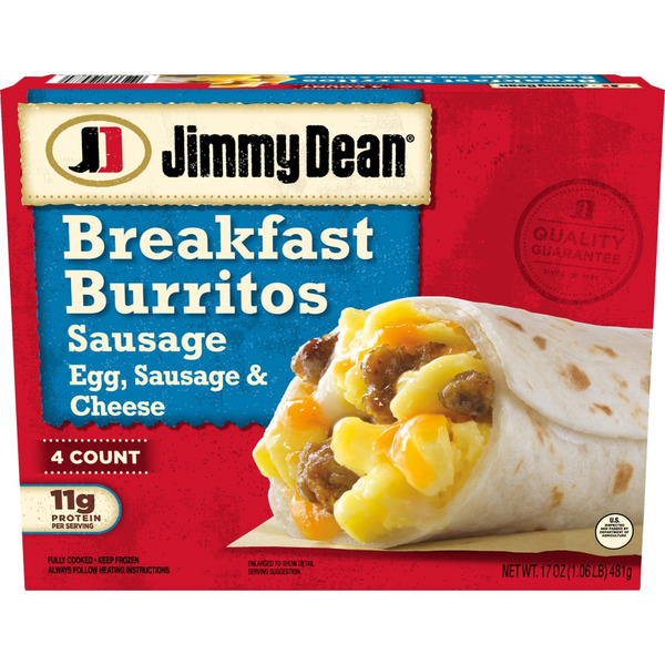 Kroger Jimmy Dean Frozen Sausage Breakfast Burritos Same-Day Delivery ...