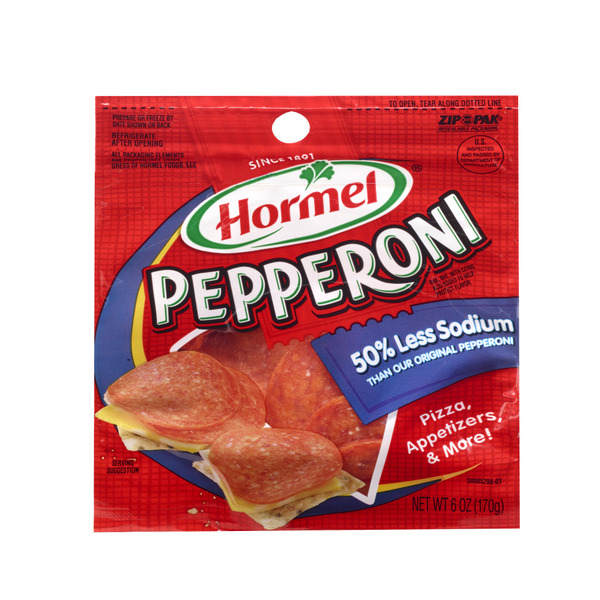 HORMEL Pepperoni Pepperoni 50% Less Sodium Same-Day Delivery or Pickup ...