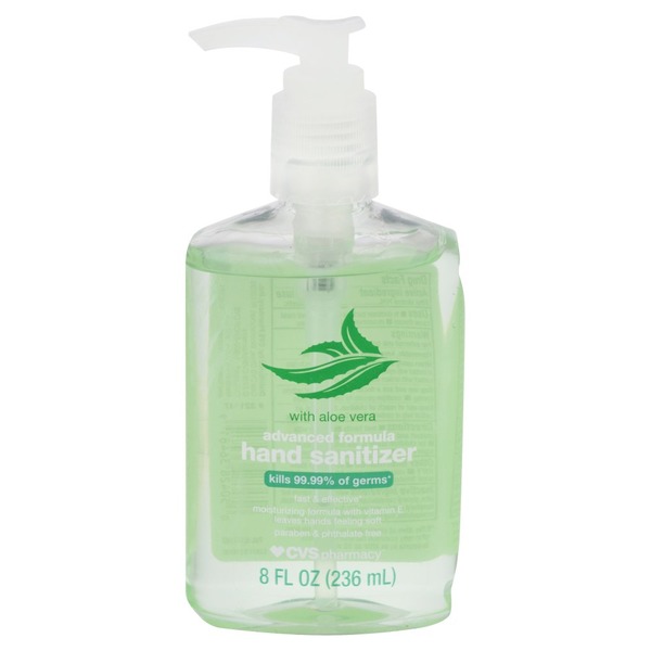 Cvs Pharmacy Hand Sanitizer, Advanced Formula, with Aloe Vera (8 oz ...