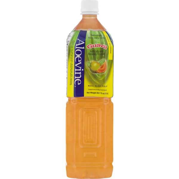 Aloevine Aloe Vera Drink Guava (50.7 fl oz) - Instacart
