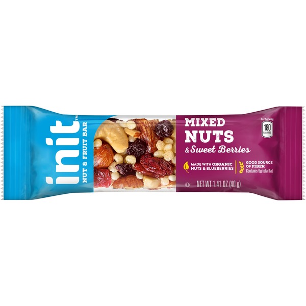 Init Mixed Nuts & Sweet Berries Fruit & Nut Bar (1 oz) - Instacart