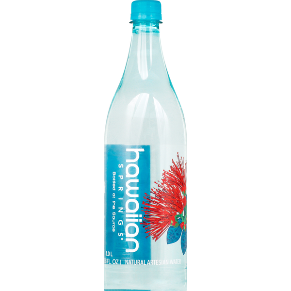 Hawaiian Springs Artesian Water, Natural (1 L) - Instacart