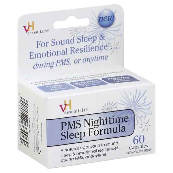 Vh Essentials PMS Nighttime Sleep Formula, Capsules (60 each) - Instacart