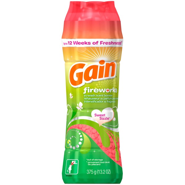 Gain Fireworks Gain Fireworks In-Wash Scent Booster, Sweet Sizzle Scent ...