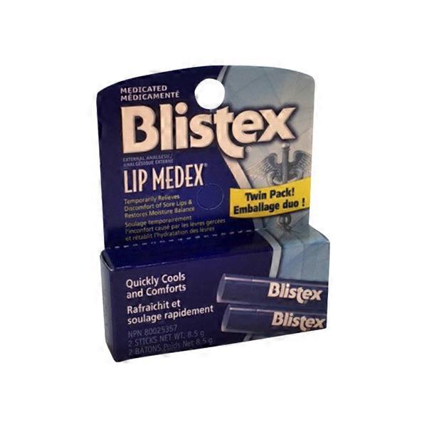 Blistex Lip Medex Medicated Lip Sticks (2 ct) - Instacart