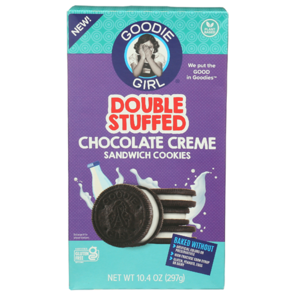 Goodie Girl Sandwich Cookies, Chocolate Creme, Double Stuffed Same-Day ...