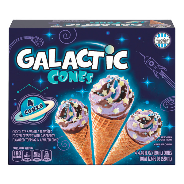 ALDI Sundae Shoppe Galactic Cones Same-Day Delivery or Pickup | Instacart