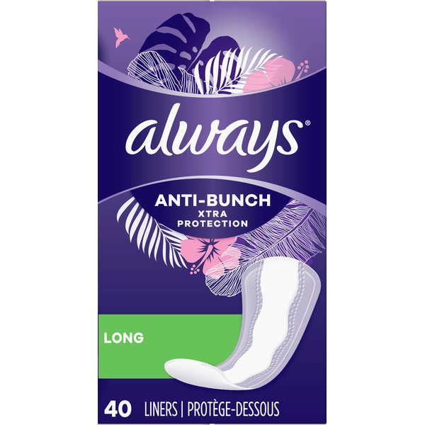 Always Liners, Xtra Protection, Anti-Bunch, Long Same-Day Delivery ...
