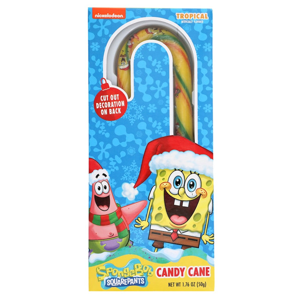 Giant Spongebob Tropical Punch Flavored Candy Cane Same-Day Delivery ...
