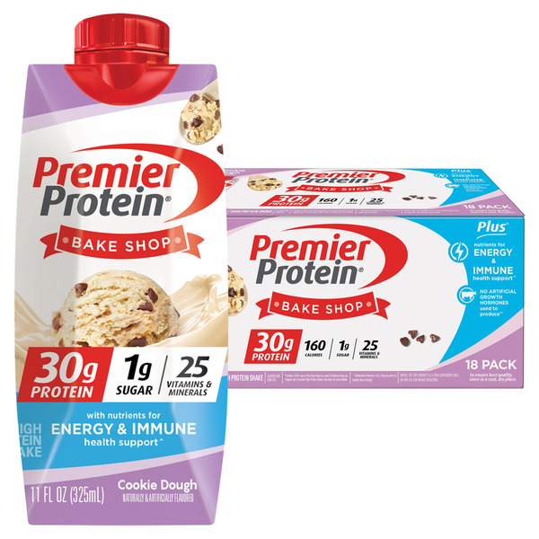 Premier Protein Cookie Dough High Protein Shake Same-Day Delivery | Costco