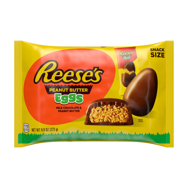 Reese's Milk Chocolate Snack Size Peanut Butter Eggs Easter Candy Same ...