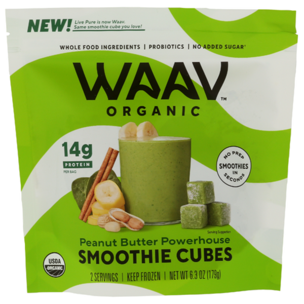 Sprouts Farmers Market Waav Organic Peanut Butter Powerhouse Smoothie ...