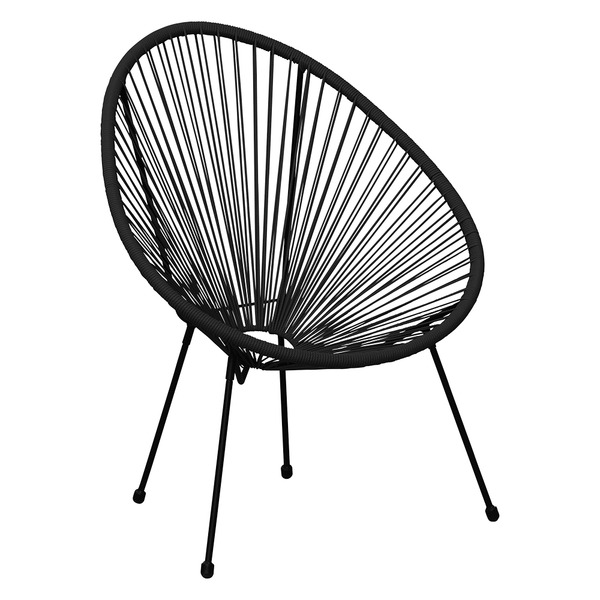 Belavi Patio String Chair, Black Same-Day Delivery or Pickup | ALDI
