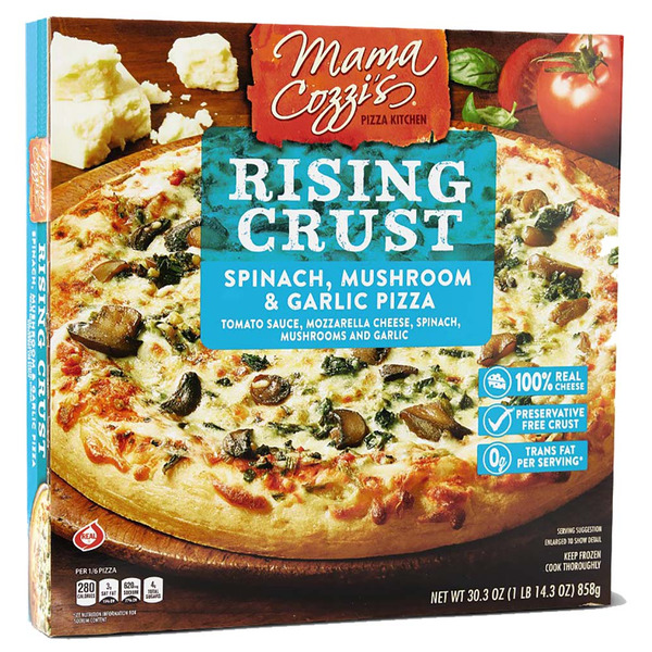 ALDI Mama Cozzi's Pizza Kitchen Spinach, Mushroom & Garlic Tomato Sauce ...