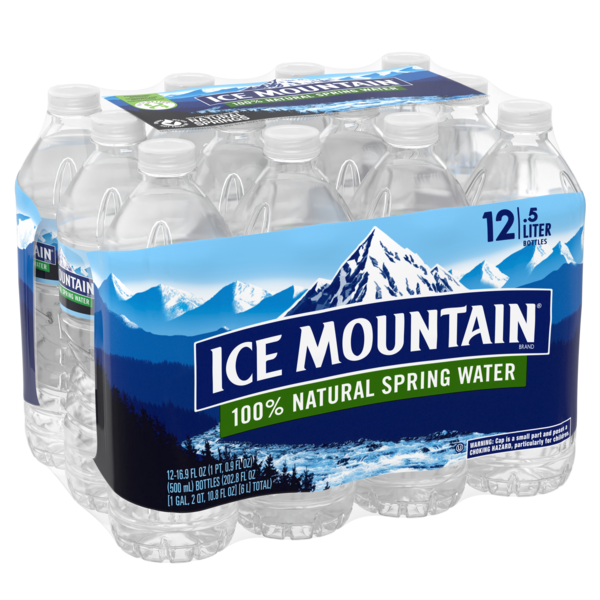 Ice Mountain Natural Spring Water (16.9 oz) - Instacart