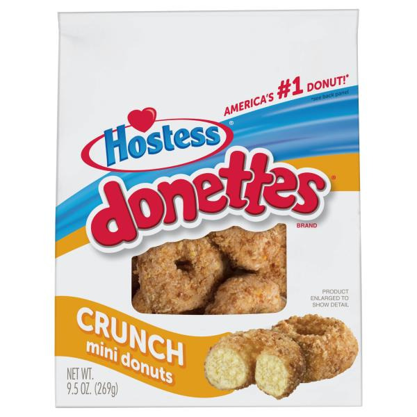 Hostess Crunch DONETTES Bag, Sweet Coconut Crunch, . , Same-Day ...