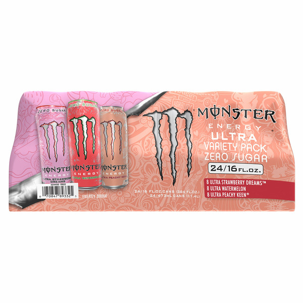 Costco Monster Variety Pack Zero Sugar Ultra Assorted Energy Drink Same ...