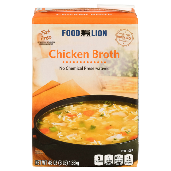 Food Lion Food Lion Chicken Broth, Fat Free Same-Day Delivery or Pickup ...