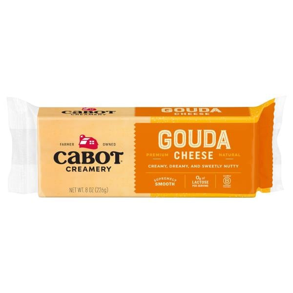 Cabot Gouda Cheese Block, 8 oz Same-Day Delivery or Pickup | Publix