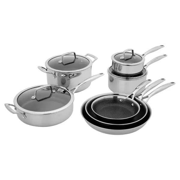 Costco Staub Paradigm Stainless Steel Cookware Set Same-Day Delivery ...