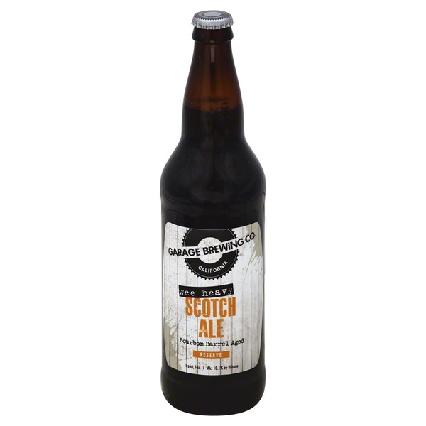 Garage Brewing Beer, Scotch Ale, Wee Heavy (22 oz) - Instacart