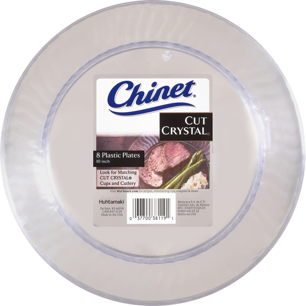 Chinet Plastic Plates (8 ct) - Instacart