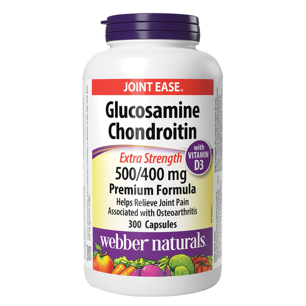 Webber Naturals Extra-Strength Glucosamine Chondroitin Sulfate Capsules ...