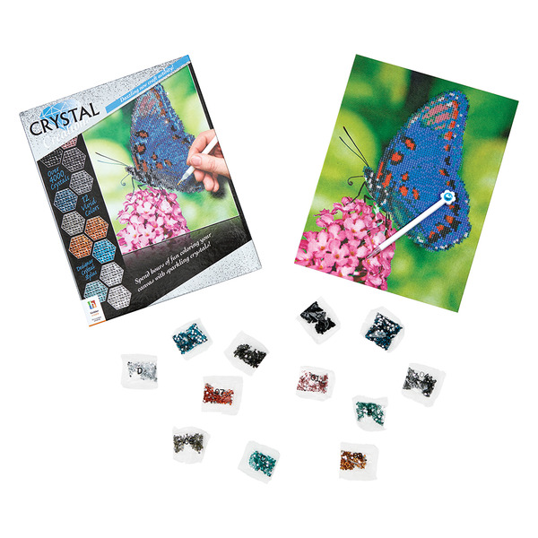 ALDI Hinkler Crystal Creations Butterfly Craft Kit Same-Day Delivery or ...