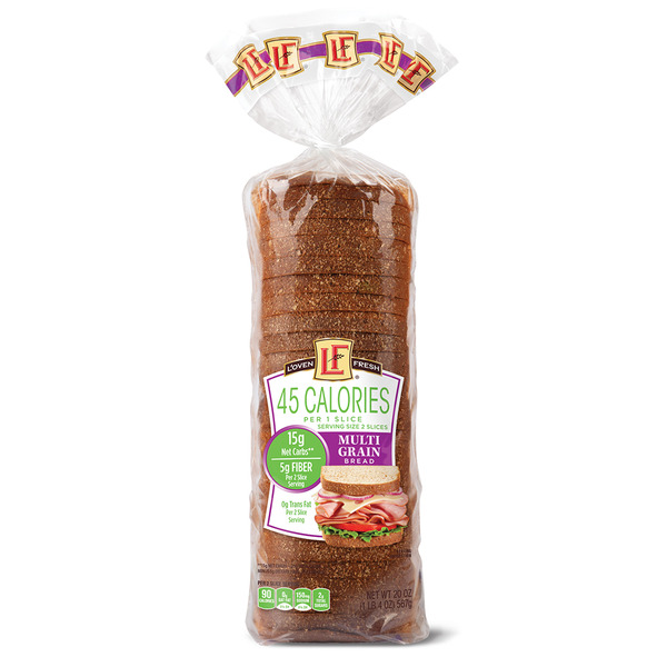 ALDI Fit & Active 45 Calorie Multigrain Bread Same-Day Delivery or ...
