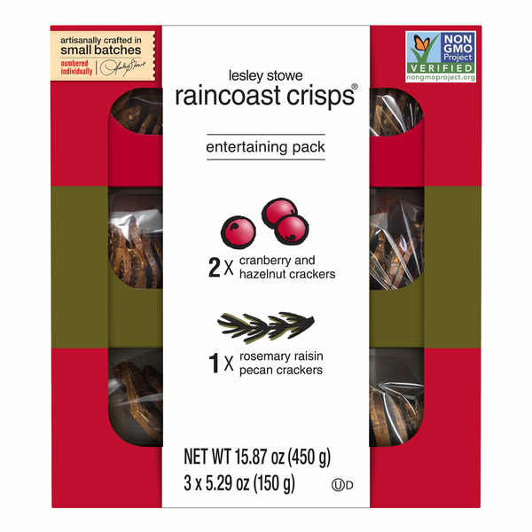 Lesley Stowe Raincoast Crisps Raincoast Crisps Crackers Same-Day ...