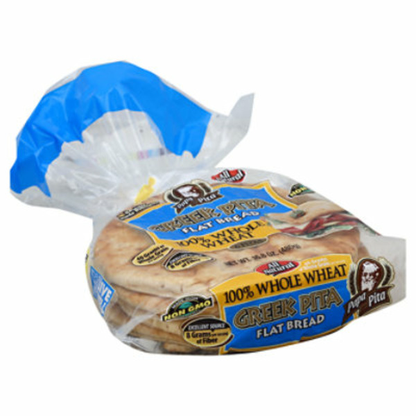 Safeway Papa Pita 100% Whole Wheat Greek Pita Flat Bread Same-Day ...
