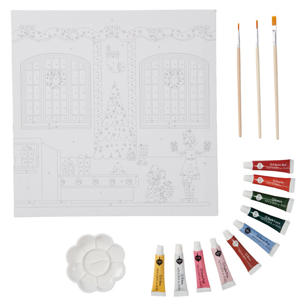 Merry Moments Paint By Number - Santa's Workshop Same-Day Delivery or ...
