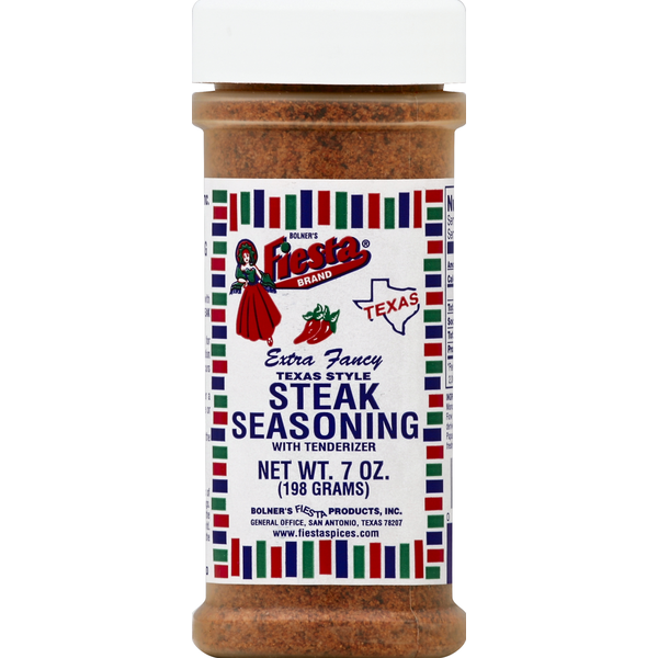 Fiesta Steak Seasoning, with Tenderizer, Texas Style (7 oz) - Instacart