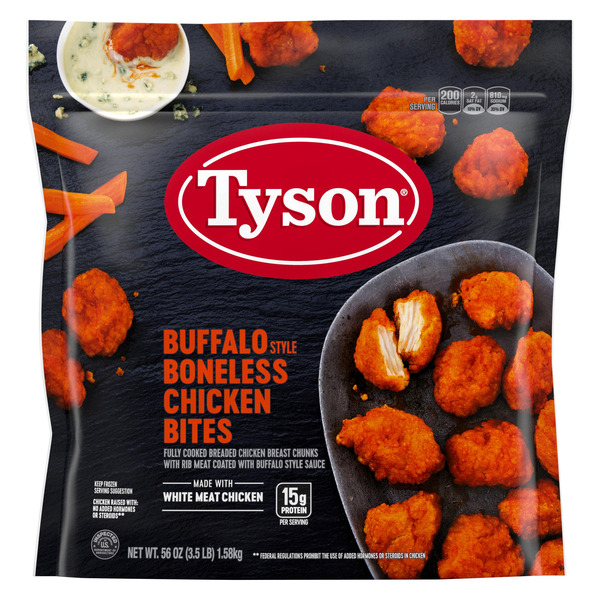 Tyson Buffalo Style Boneless Chicken Bites, 3.5 lb. (Frozen) Same-Day ...