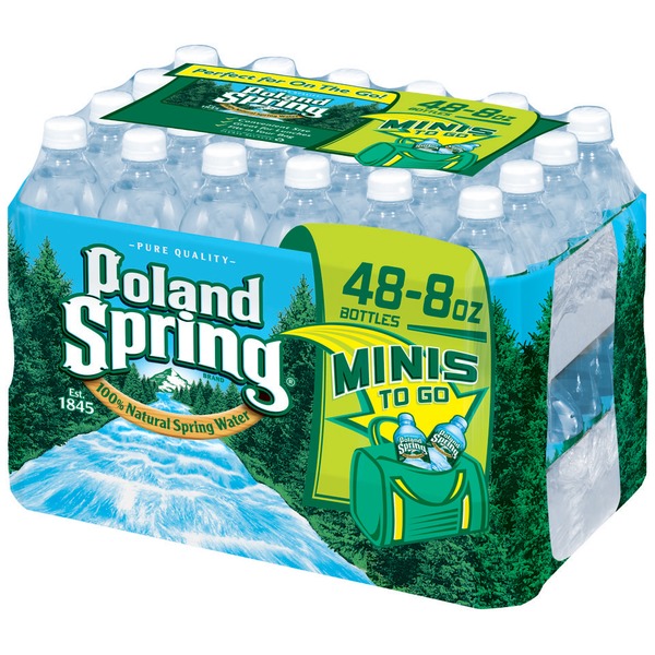 Poland Spring Natural Spring Water (8 fl oz) - Instacart