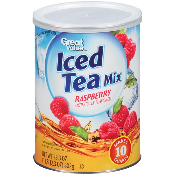 Great Value Raspberry Iced Tea Mix (28.3 oz) - Instacart