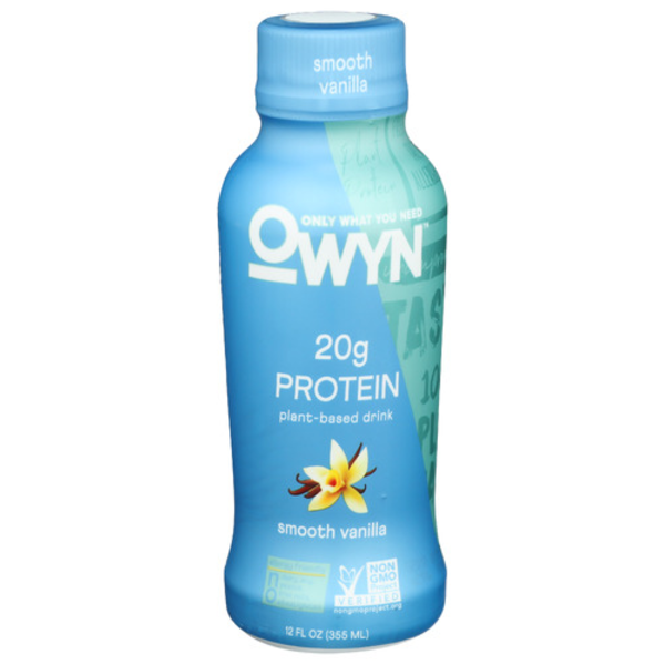 Sprouts Farmers Market OWYN Protein Shake, Non-Dairy, Smooth Vanilla ...