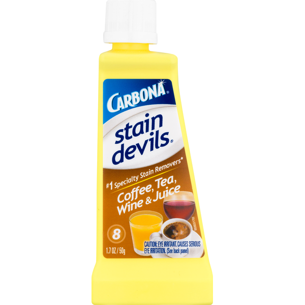 Carbona Stain Devils Coffee, Tea, Wine & Juice Spot Remover (1.7 oz ...