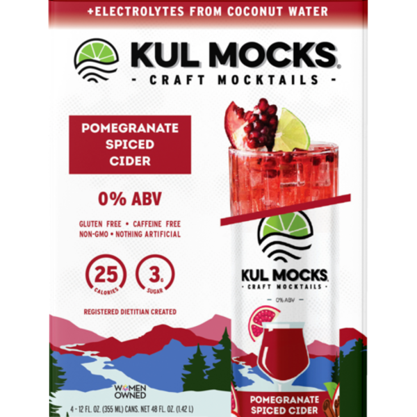 KUL MOCKS Pomegranate Spiced Cider Craft Mocktail Same-Day Delivery or ...