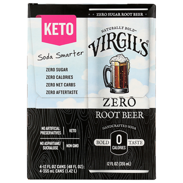 Virgil's Root Beer Zero Sugar Soda Same-Day Delivery or Pickup ...