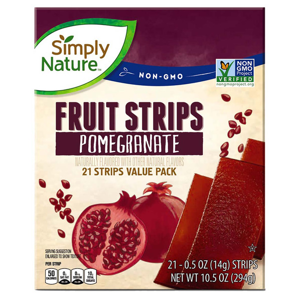 ALDI Simply Nature Pomegranate Fruit Strips Same-Day Delivery or Pickup ...